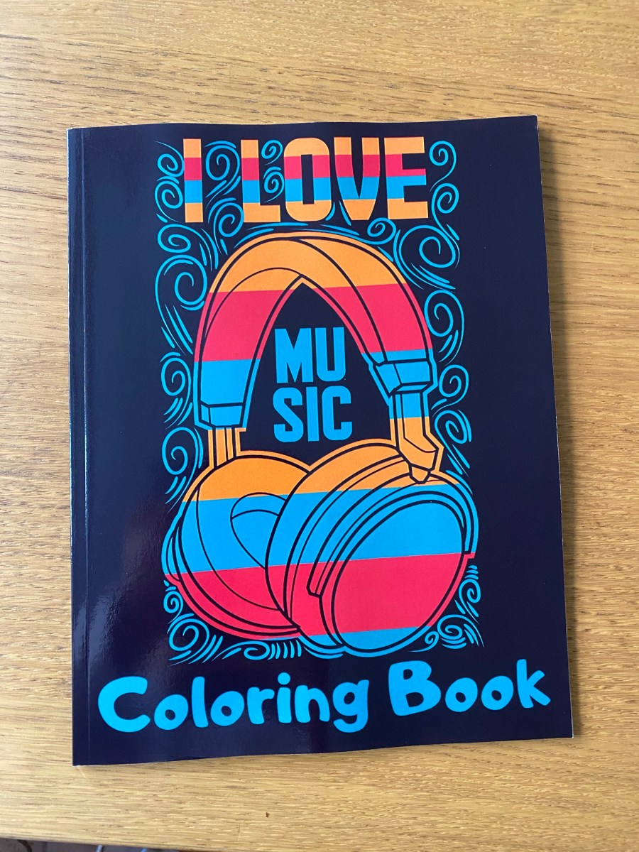 Product Review: I Love Music Coloring Book