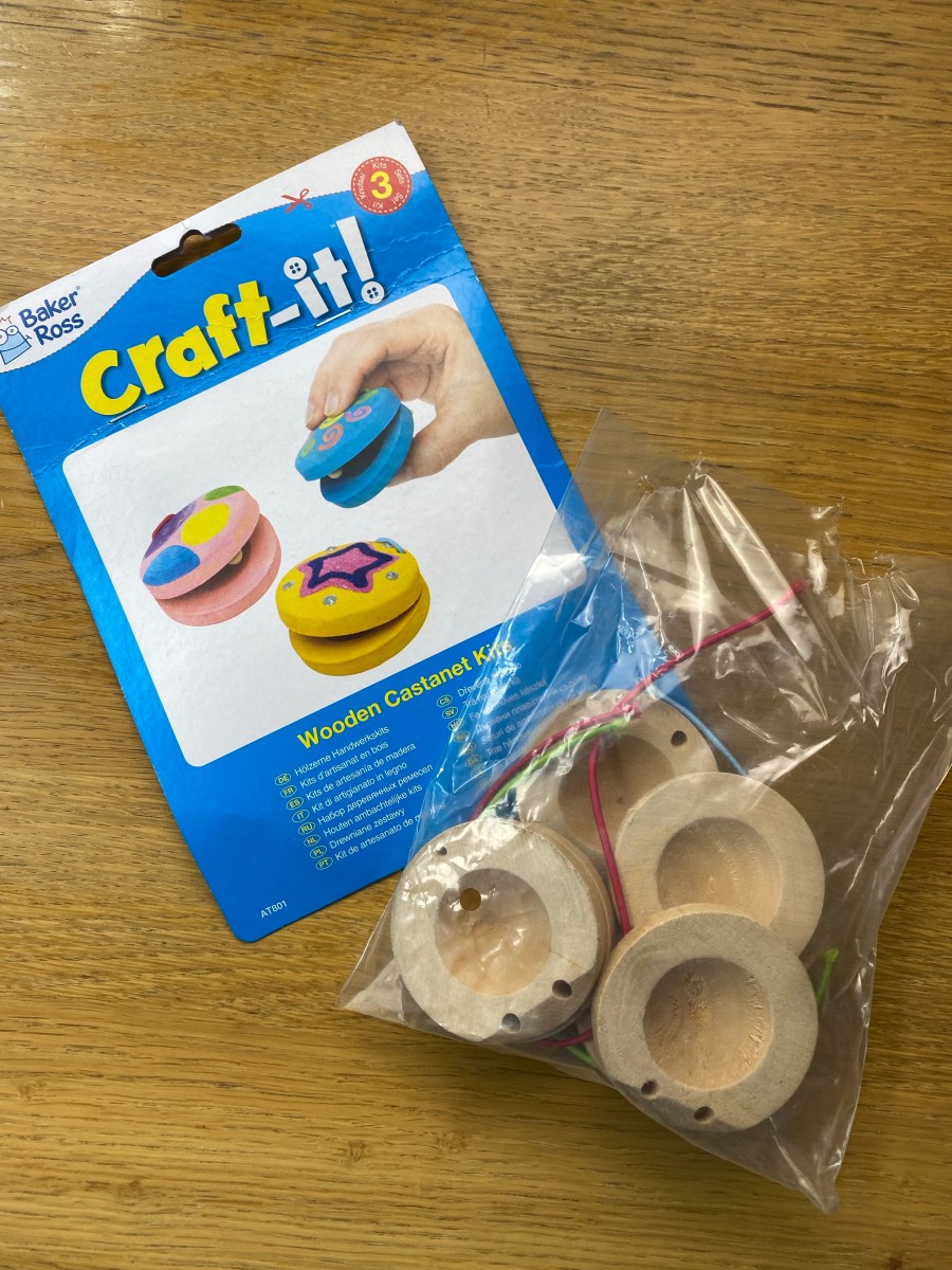 Baker Ross DIY Castanets Kit